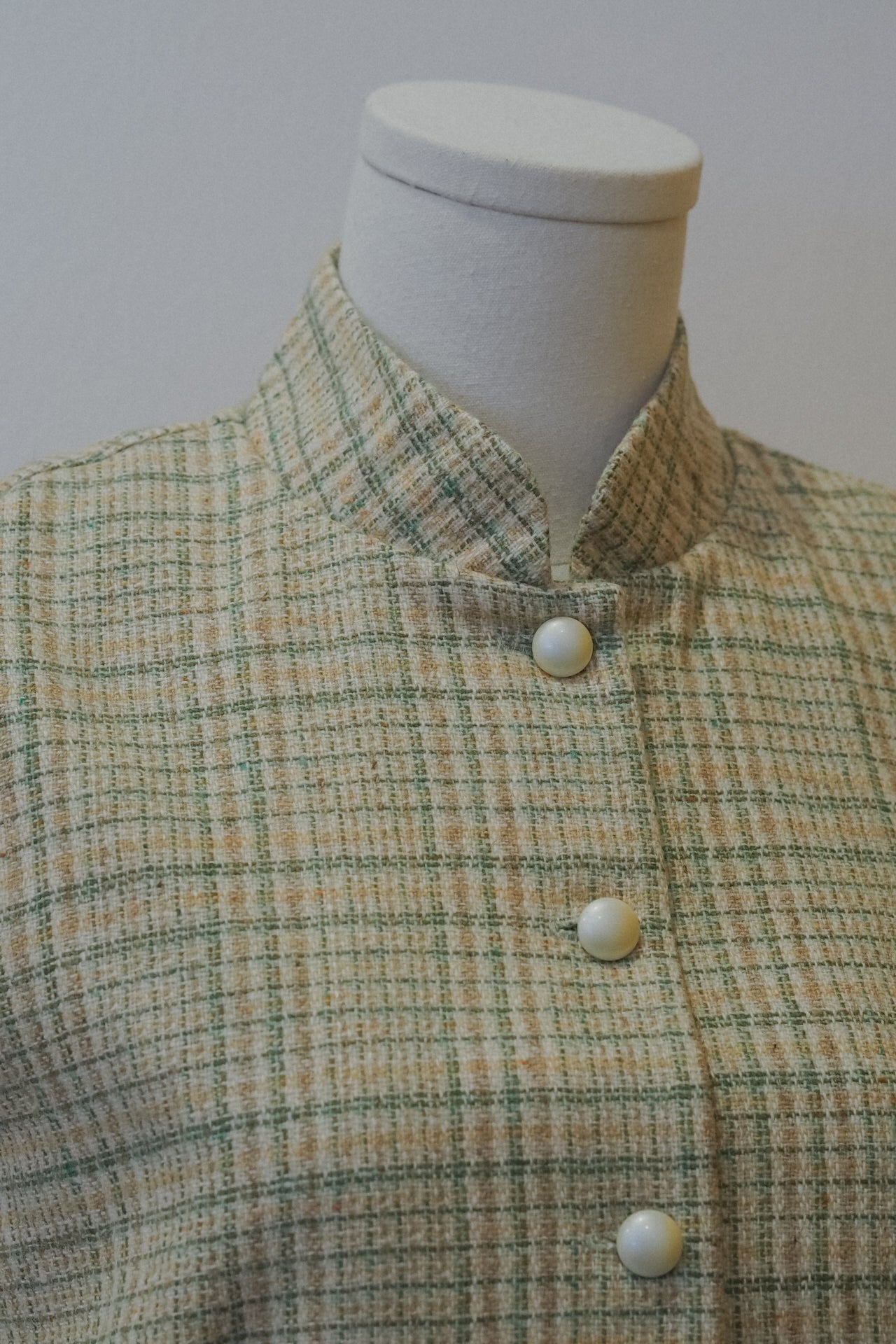 Dahlia Tweed Cheongsam Top – Accent Singapore